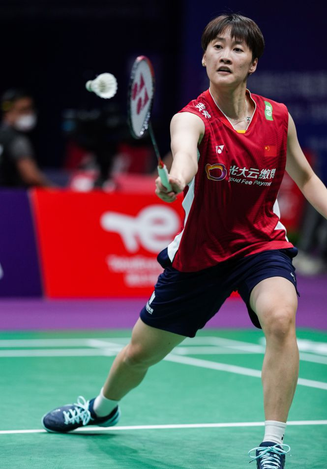 开启第4次苏迪曼杯之旅——陈雨菲严谨对待每一球_国家体育总局